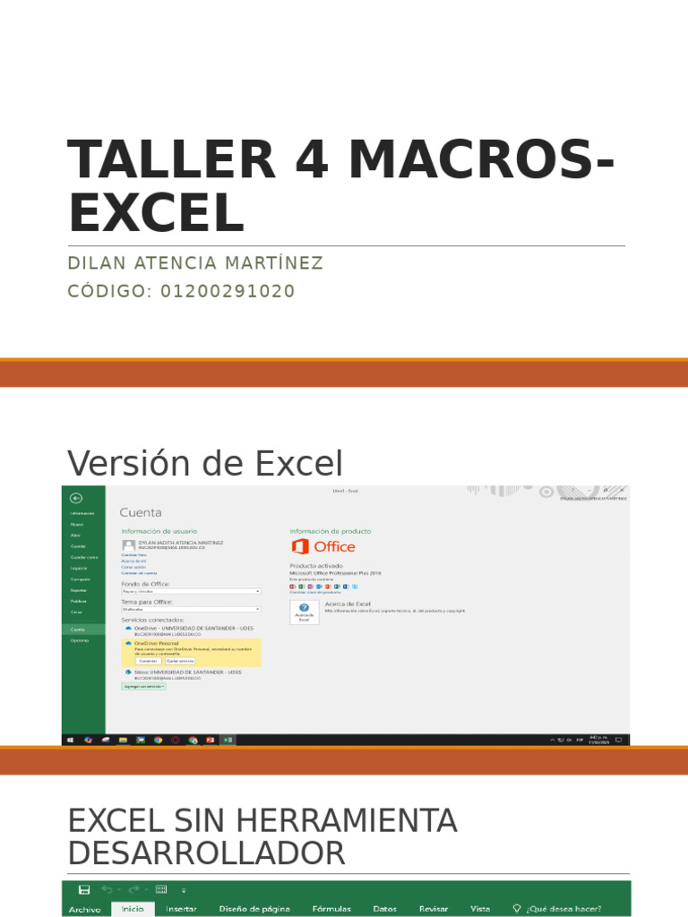 Taller 4 Macros-Excel Dilan | PDF