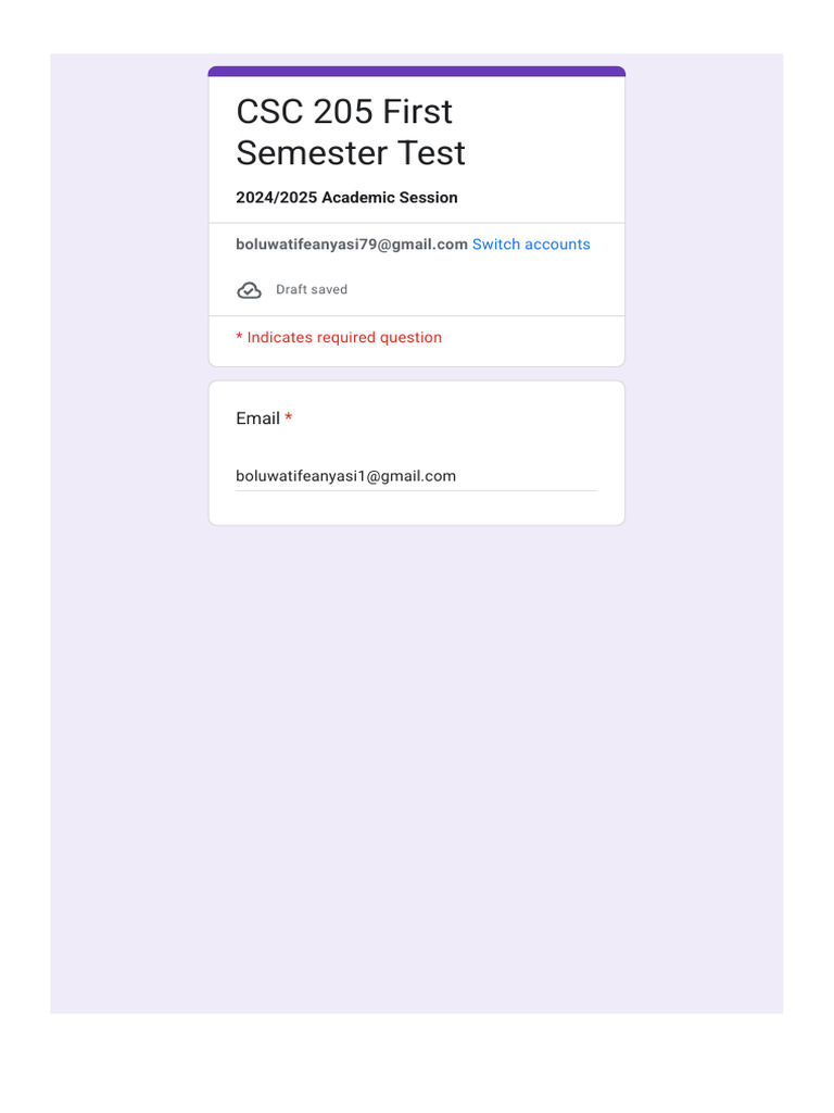 Csc 205 First Semester Test Pdf Scheduling Computing Computer Programming
