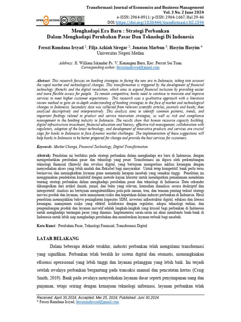 1594 Tranformasi Vol3 No2 Jun2024 h29-46 | PDF