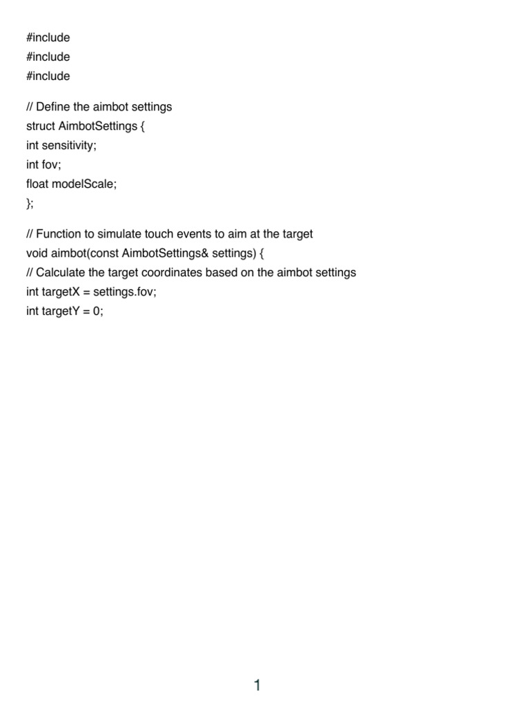 Aimbot Implementation for Android Games | PDF