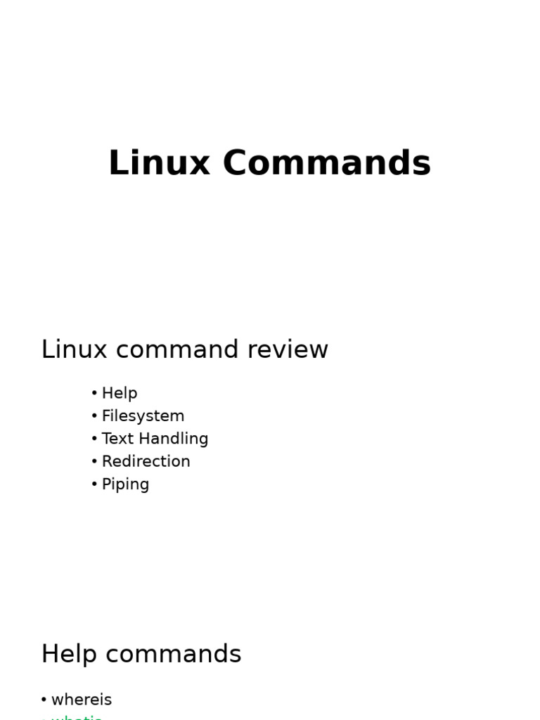 Essential Linux Command Guide | PDF | Command Line Interface | Computer ...