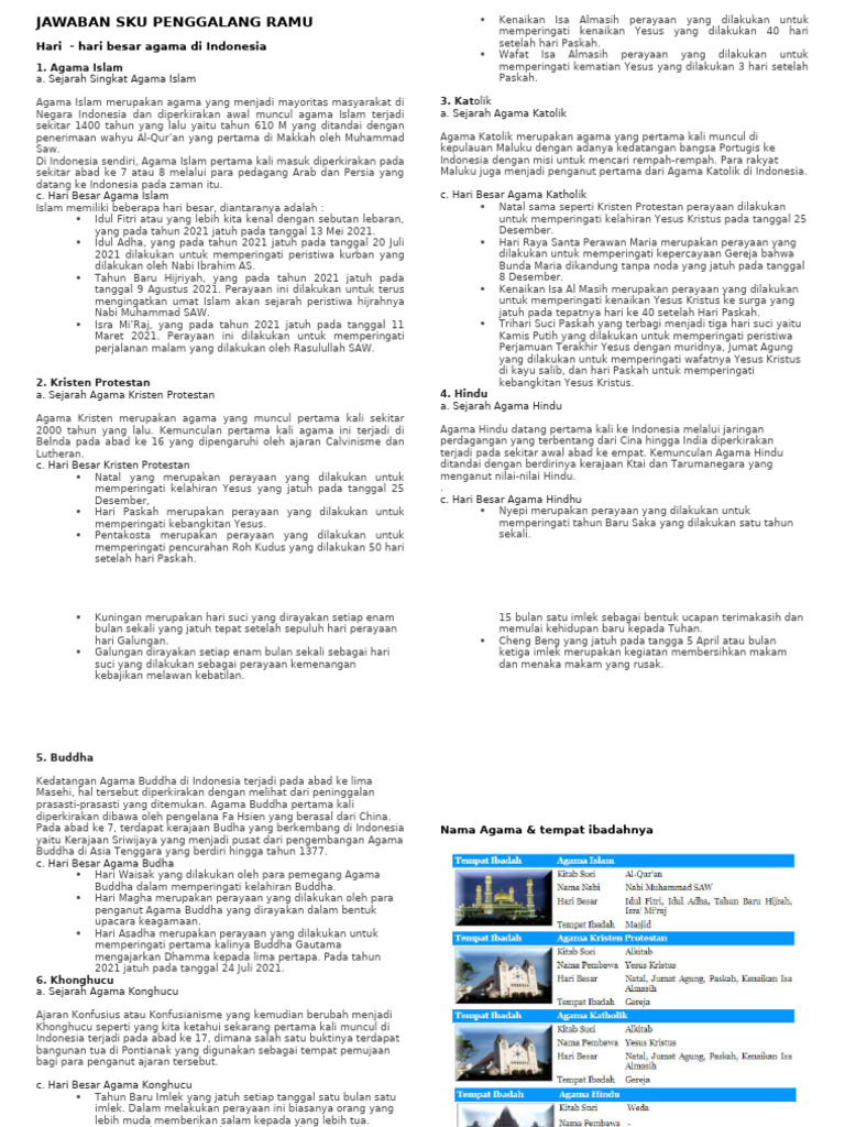 Jawaban Sku Penggalang Ramu | PDF