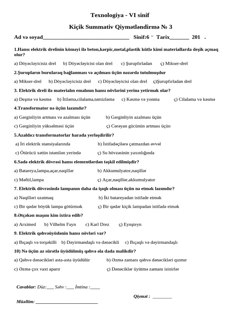 ksq-3-texnologiya-vi-sinif-terane-esgerova | PDF