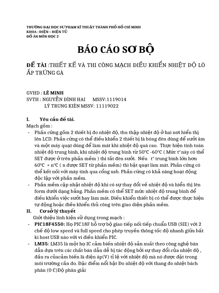 Bao Cao Do An 2 1 | PDF