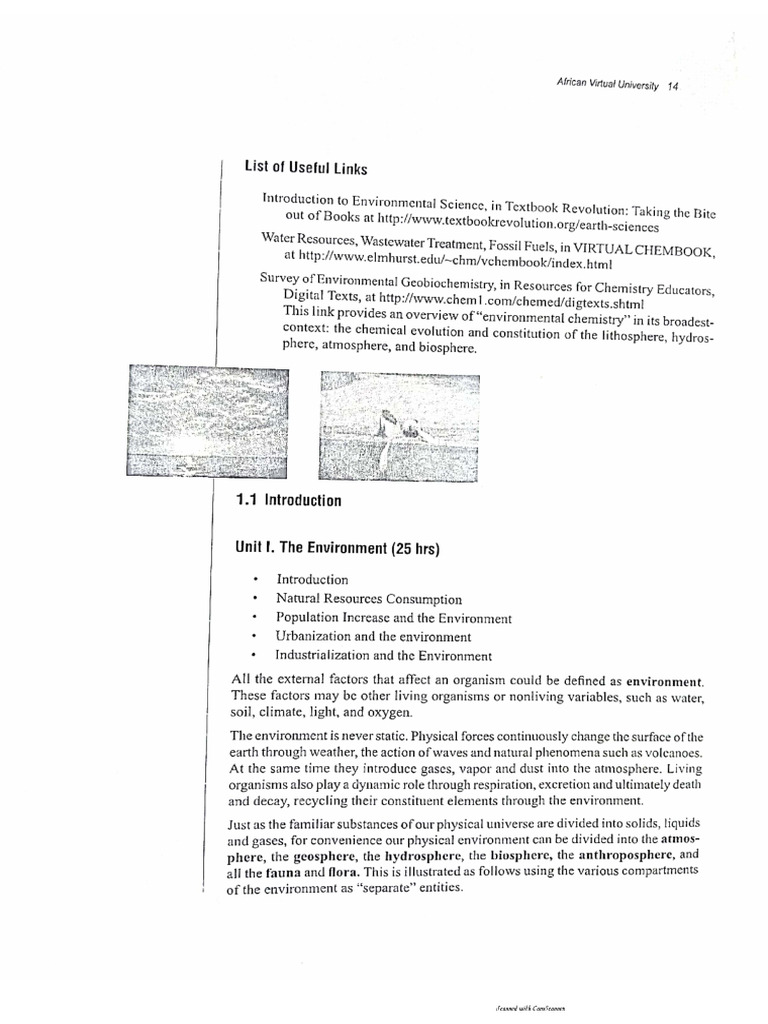 Environmental Chemistry (DR - Suleman) | PDF