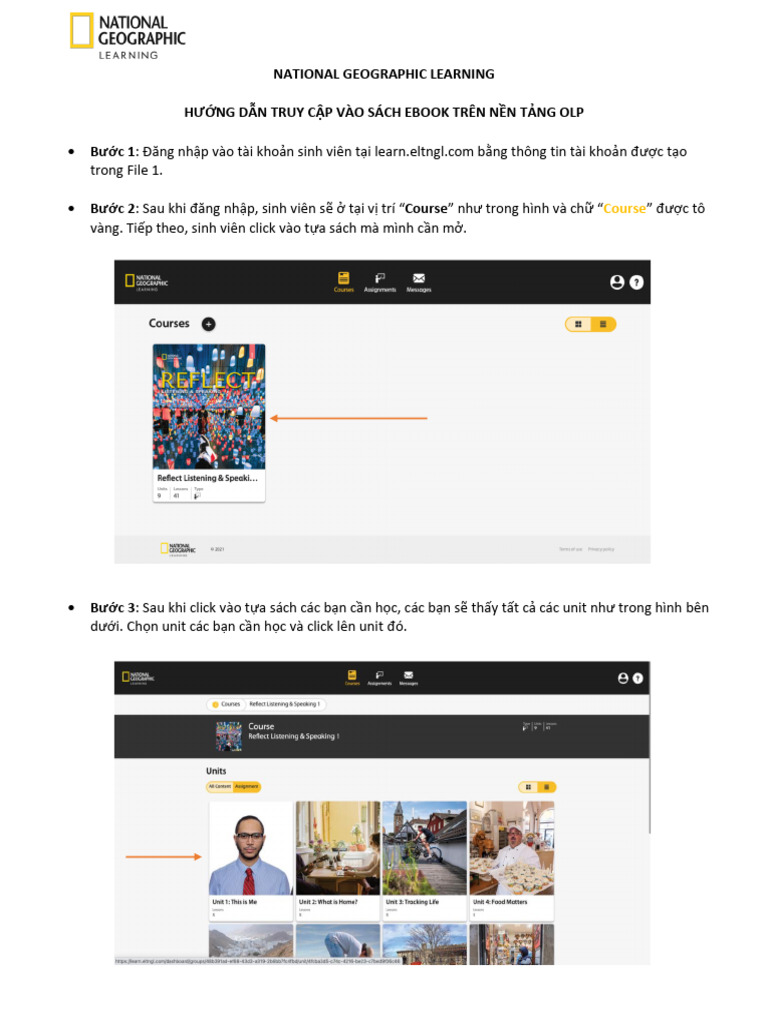 File 2. Hướng Dẫn Truy Cập Ebook Trên OLP | PDF