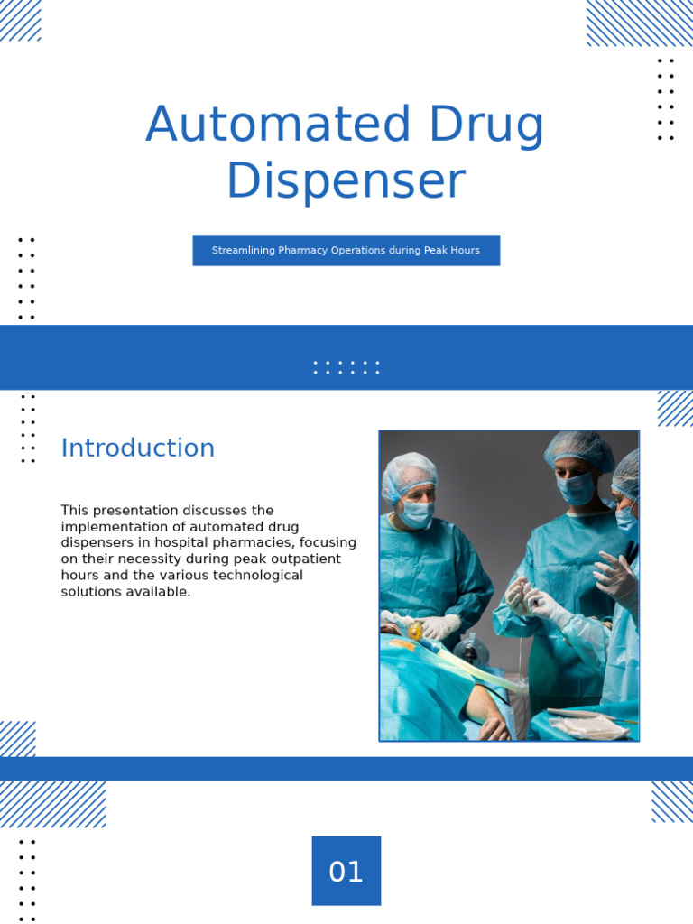 Automated Drug Dispensers in Hospitals | PDF | Pharmacy | Electronic ...