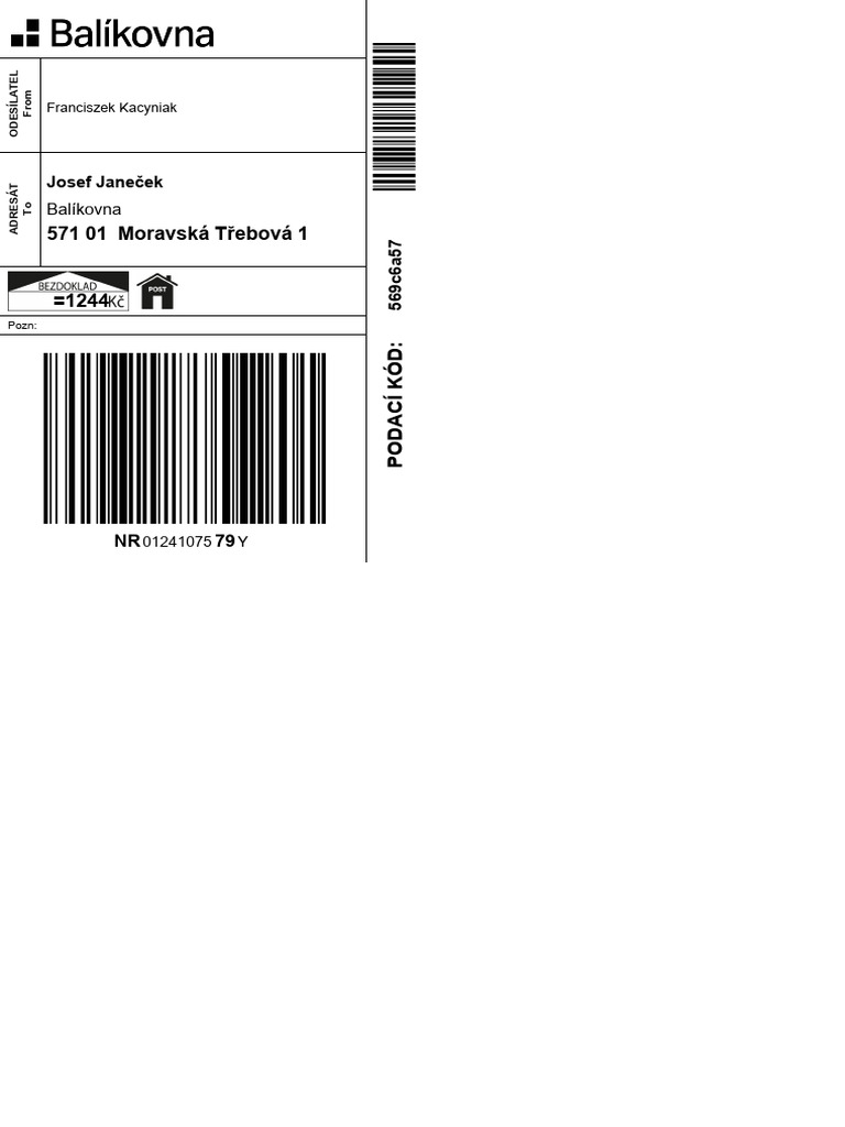 Stitek Na Balik | PDF