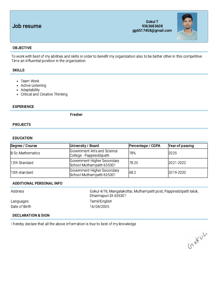 Harish Kanagavel S | PDF