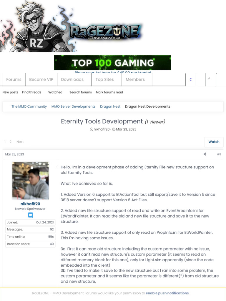 Eternity Tools Development | PDF | 3 D Computer Graphics | Software