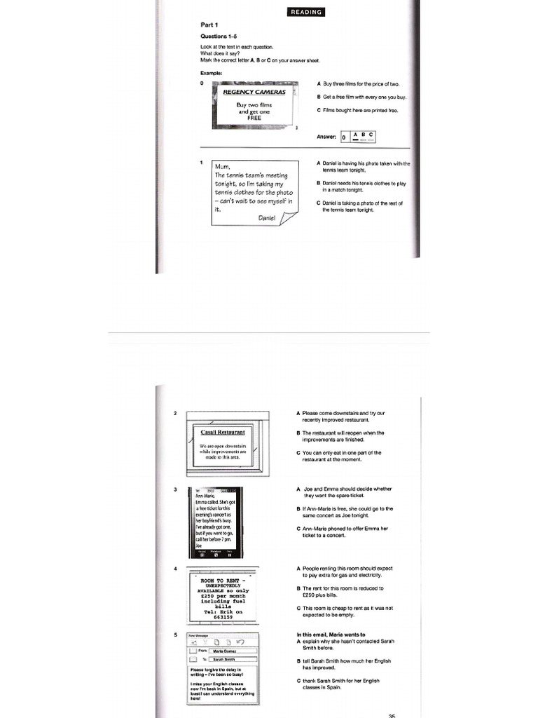 Multi Level Reading B1-B2 ... | PDF