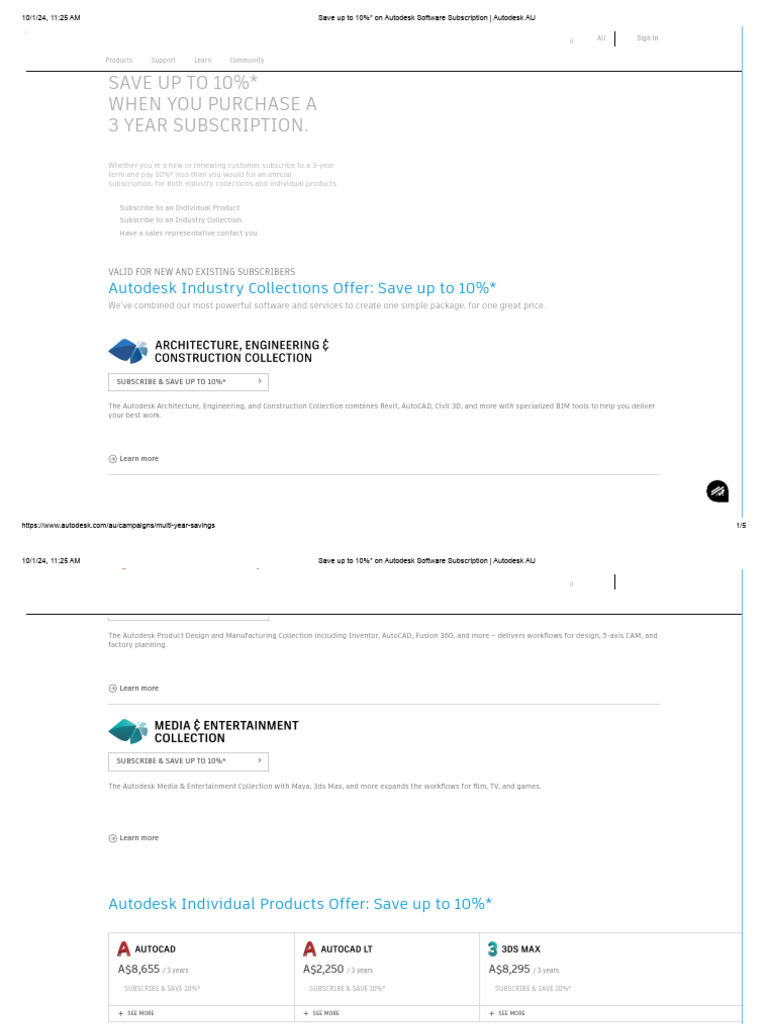 Save Up To 10% - On Autodesk Software Subscription - Autodesk AU | PDF ...