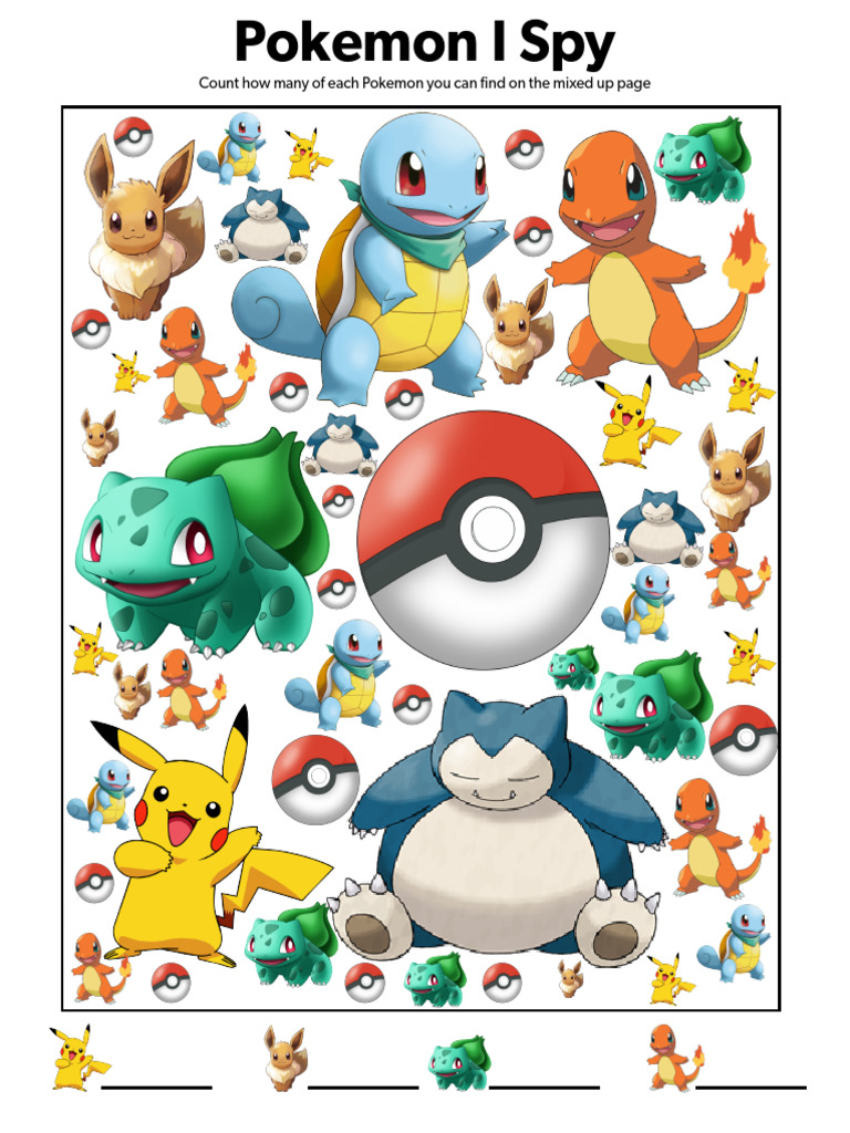Pokemon I Spy | PDF