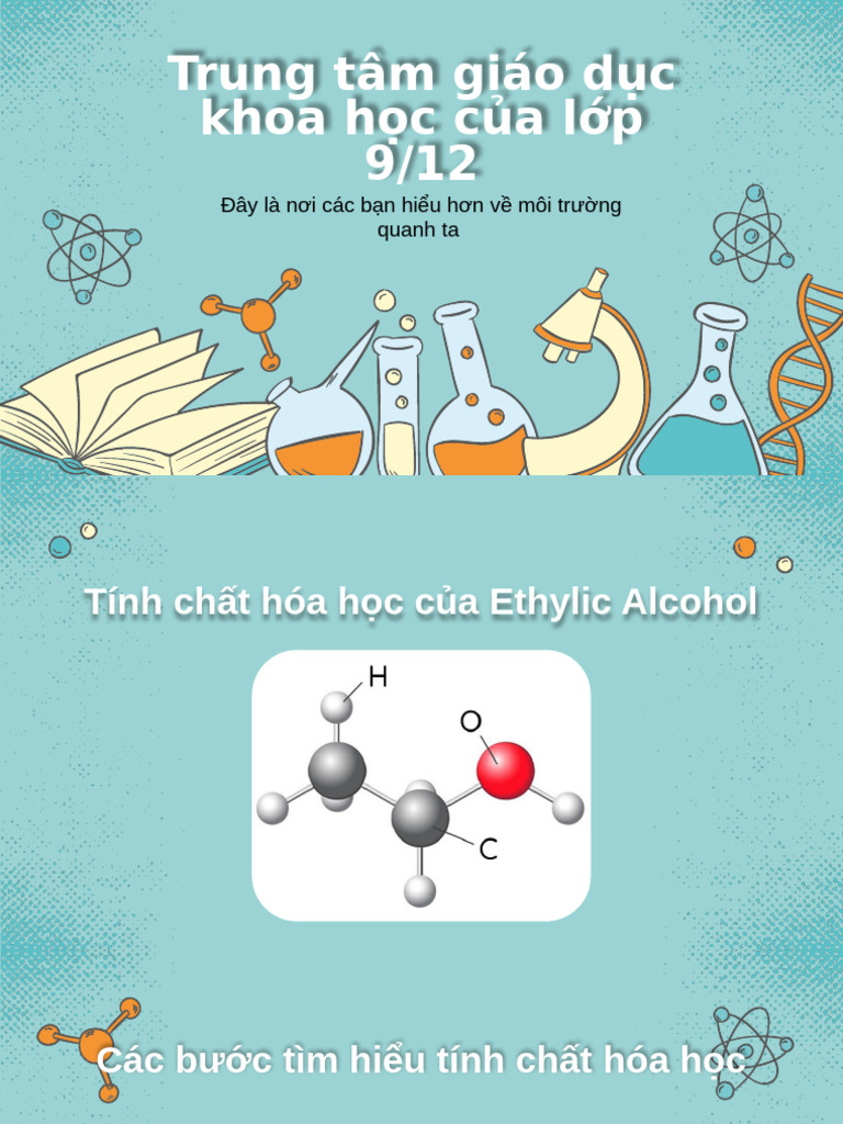 KHTN tính chất hóa học của Ethylic Alcohol | PDF