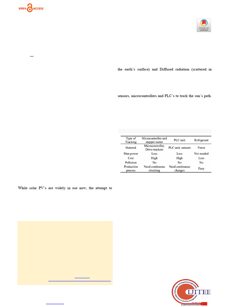 Passive Solar Panel Tracking System | PDF | Physical Phenomena ...