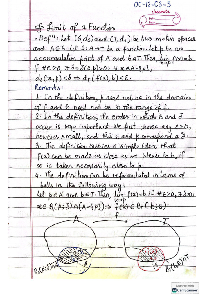 Limit of a Function (1) | PDF