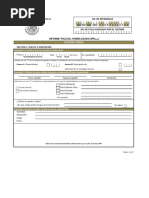 Formato RND Actualizado para Detenciones | PDF | Policía