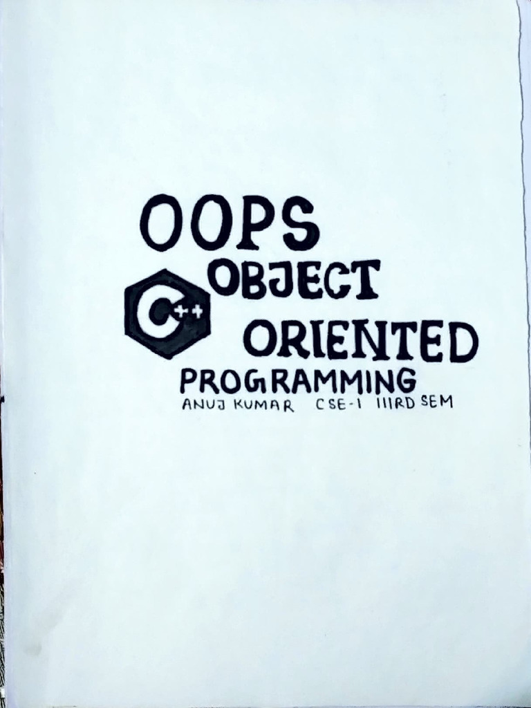 OOPS LAB - Anuj Sinha | PDF