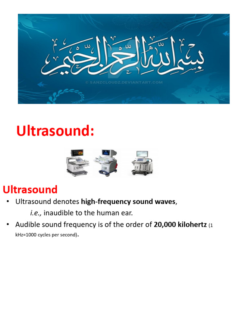 Ultrasound Production and Application, 18!9!2024 | PDF | Medical ...