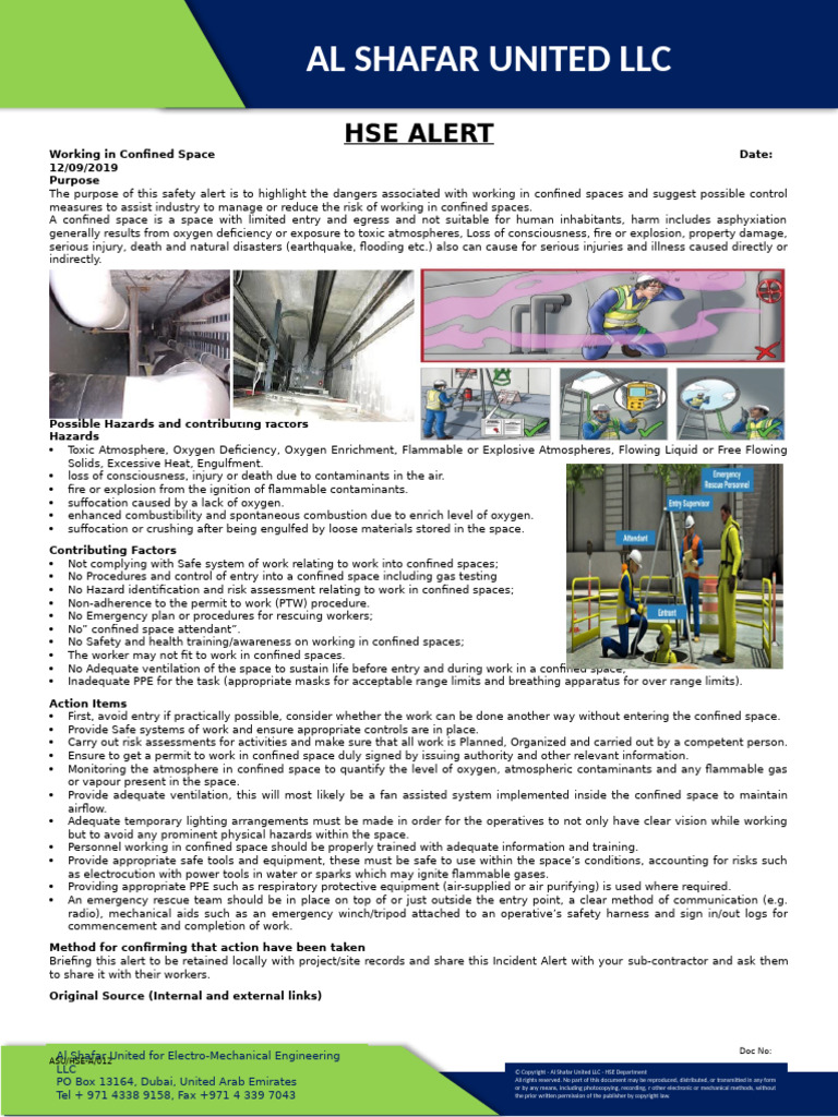 HSE Alert 012 | PDF | Safety | Occupational Safety And Health