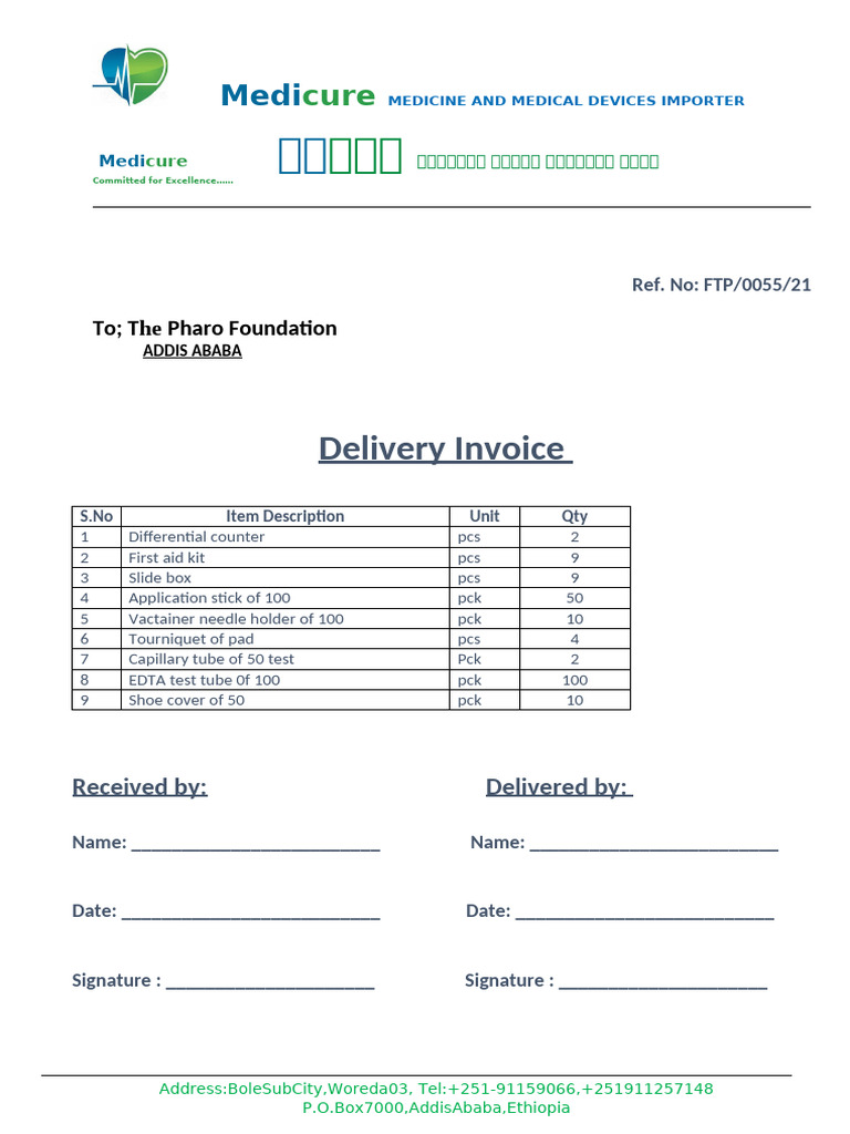 delivery invoice 2 | PDF