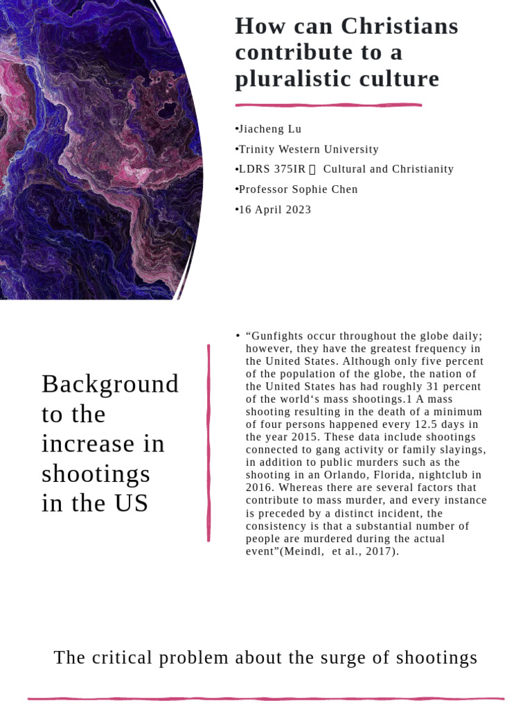 Jiacheng Lu-How Can Christians Contribute To A Pluralistic Culture | PDF | Abnormal Psychology ...