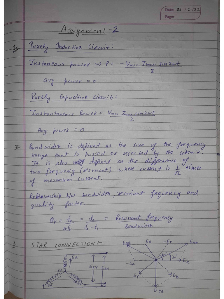 Priyanshu Sahu Electrical Assignment | PDF