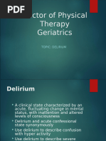 FINAL 4AT Assessment For Delirium | PDF | Dementia | Medicine