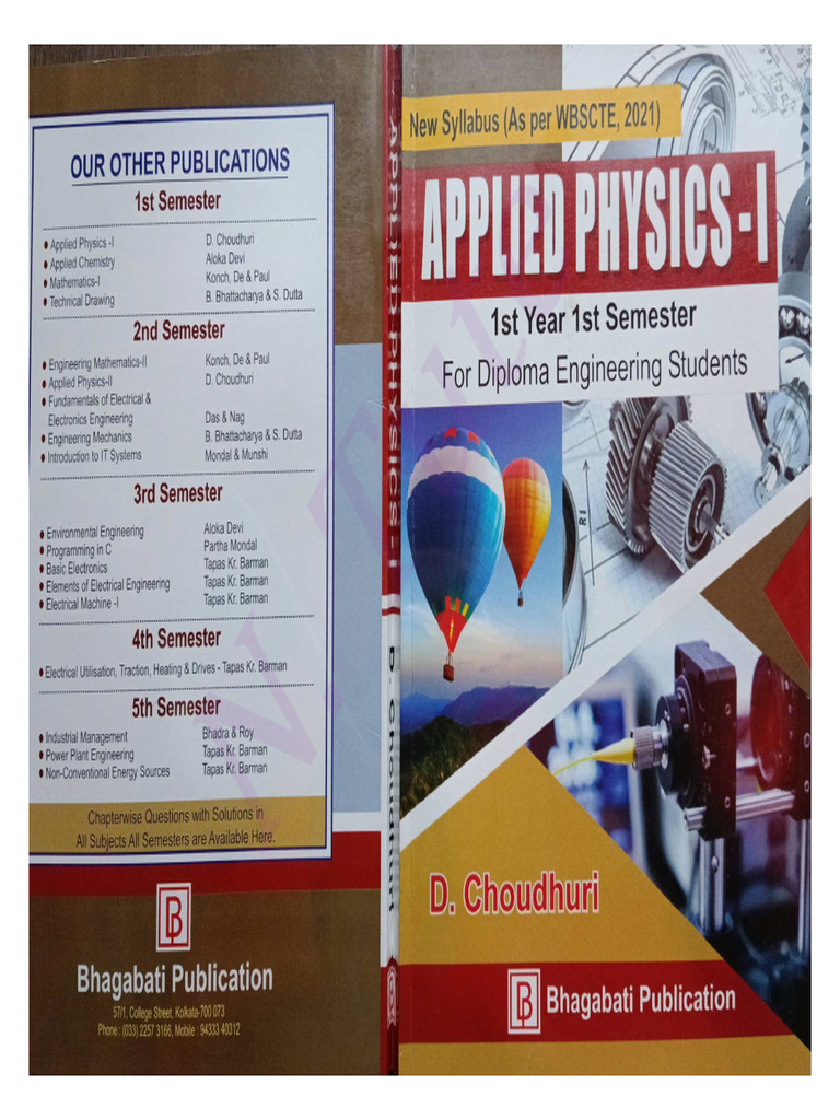 Applied Physics-I by D Choudhary | PDF