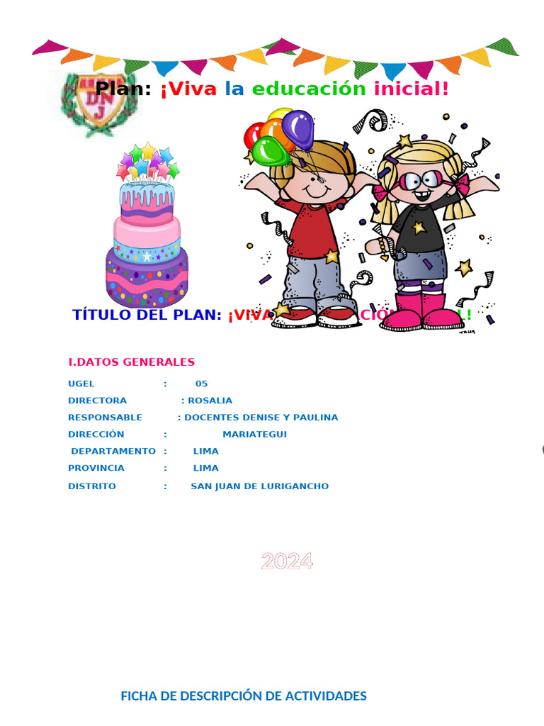 Plan - Del - Educacion Incial | PDF | Educación de la primera infancia ...