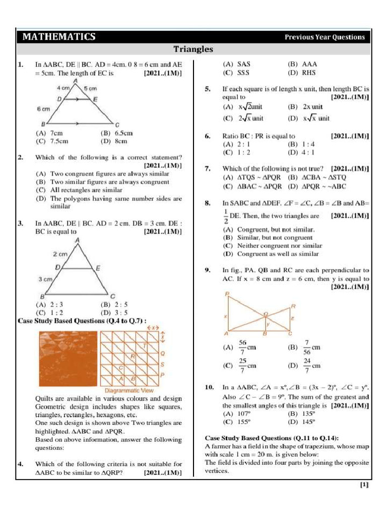 Triangles | PDF