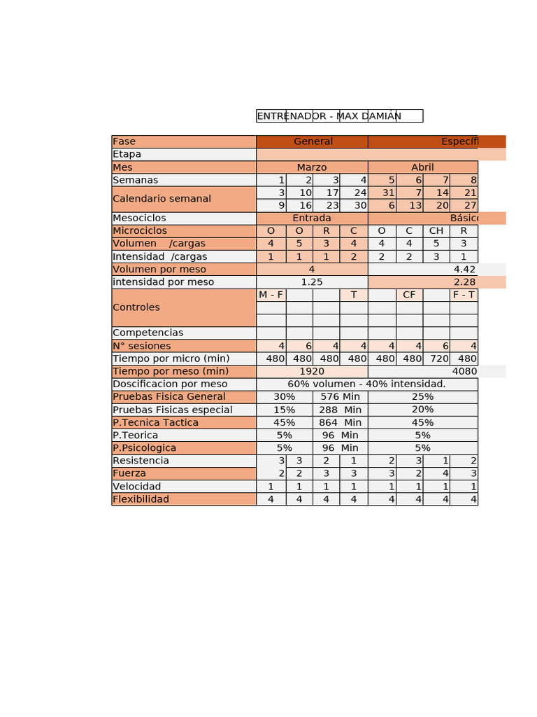 Macrociclo Proyecto Heracles 2025-Wachita | PDF