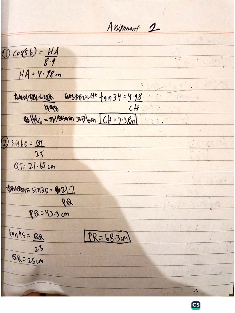 Assignment 2 Math | PDF