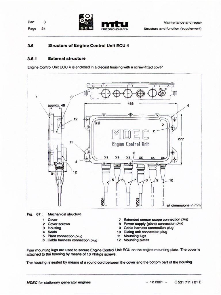 MTU MDEC Datasheet | PDF