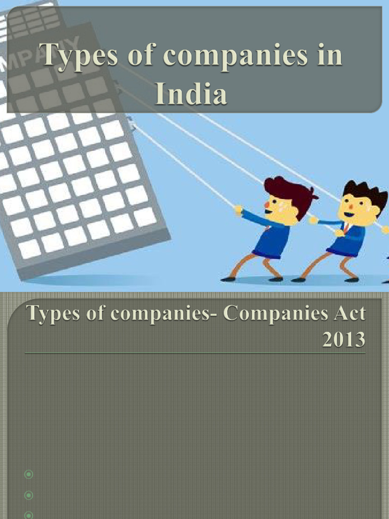 Types of Companies in India | PDF | Limited Liability Partnership ...
