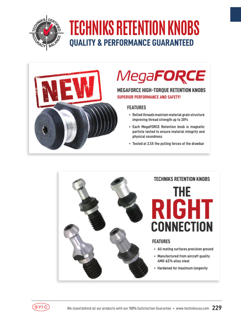 Retention Knobs Catalog Pdf