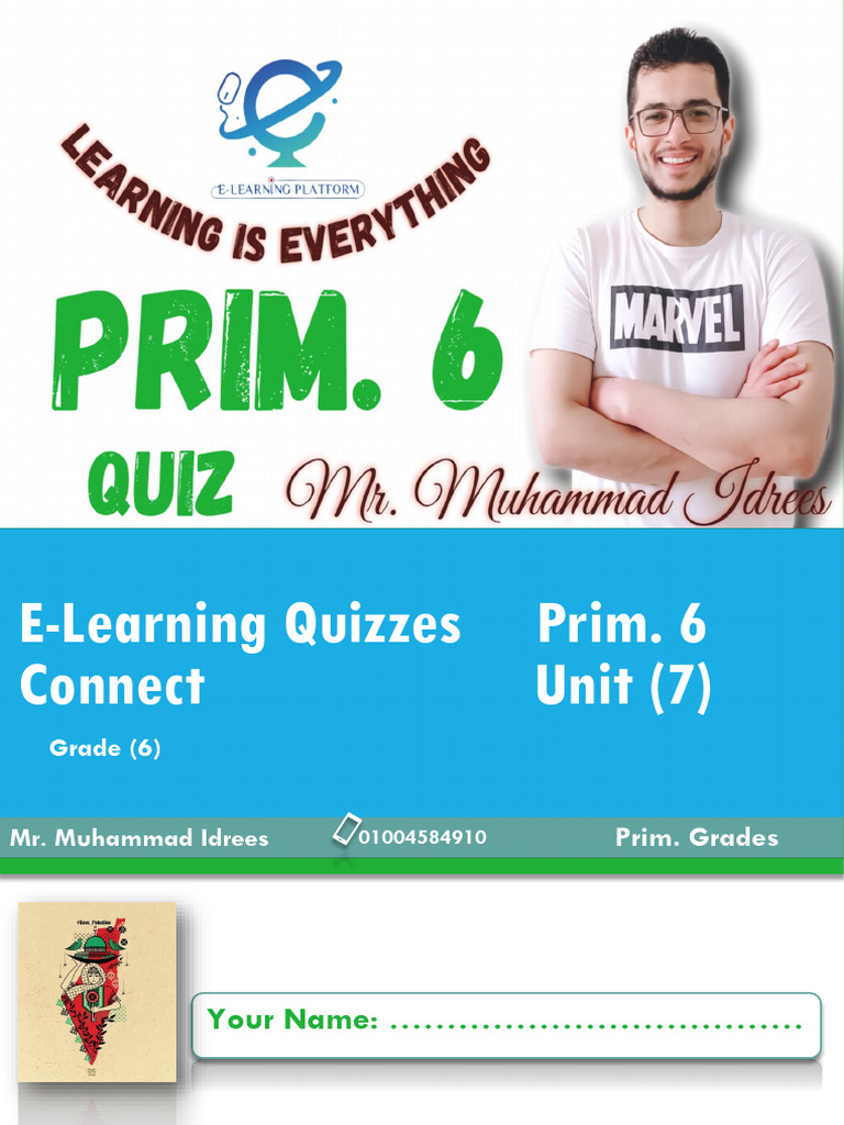 Prim. 6 Quiz Unit 7_Connect (2024-2025) | PDF