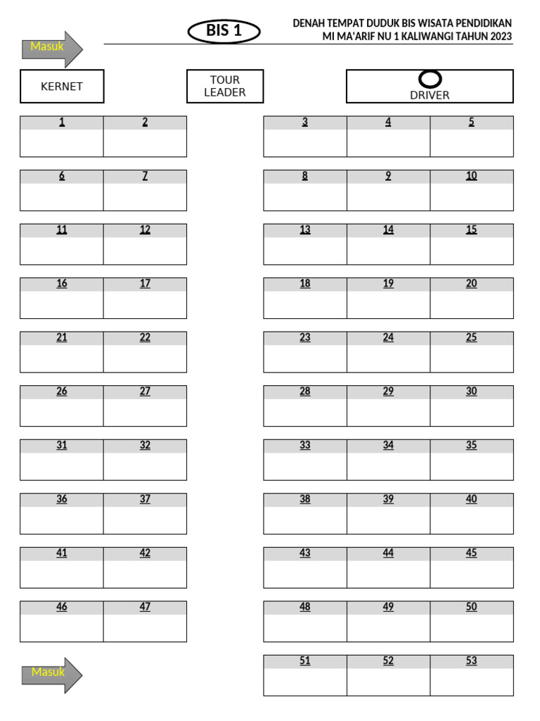 Denah BIS 2023 | PDF