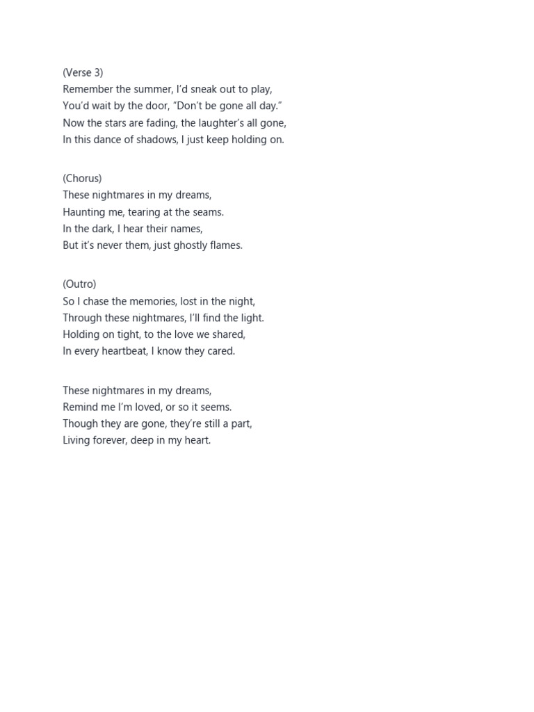 Music Pop Composition Lyrics Idea | PDF