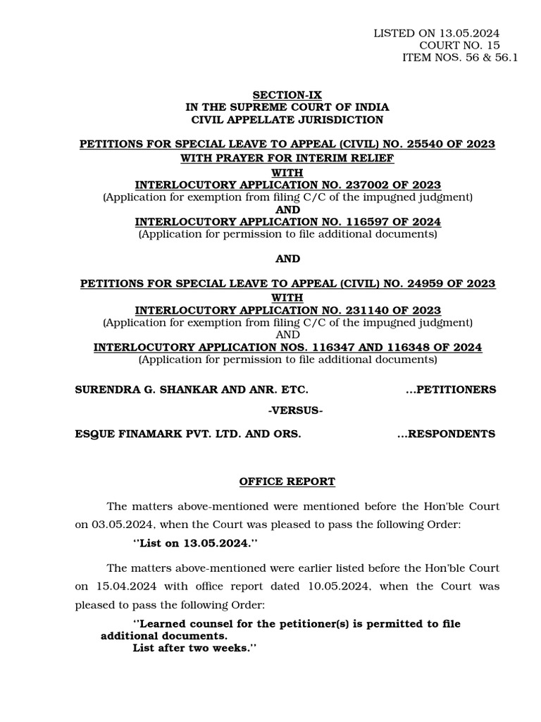 Or 45977 2023 2024-05-13 | PDF | Interlocutory Appeal | Appeal