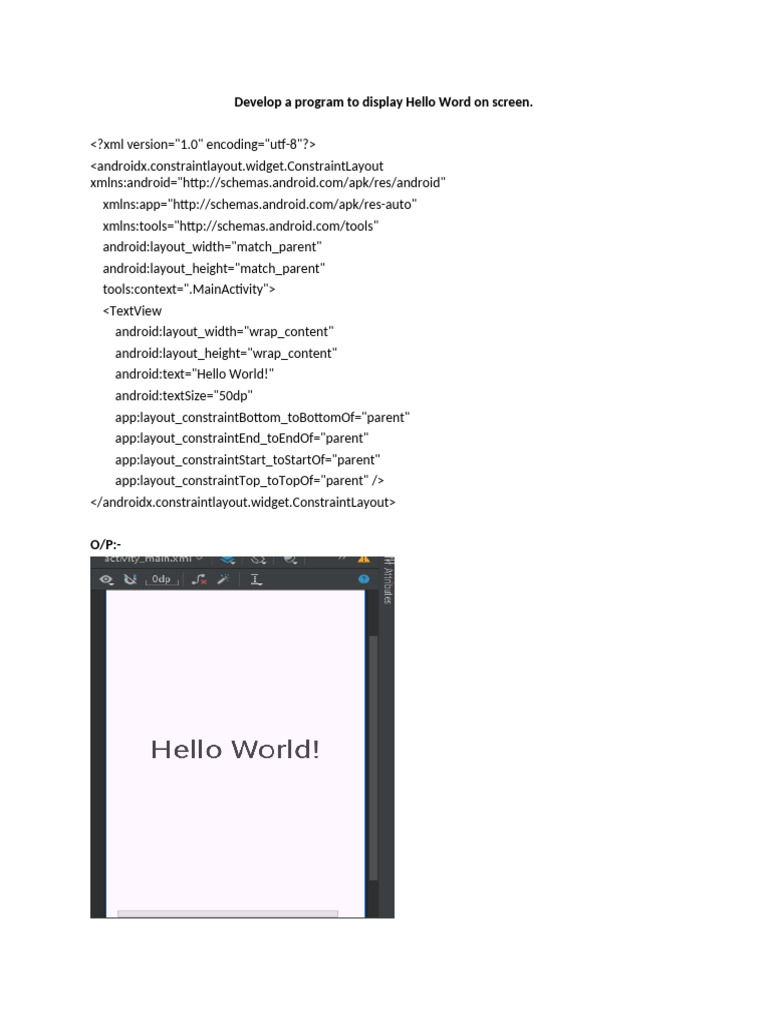 Pr-4 hello word | PDF