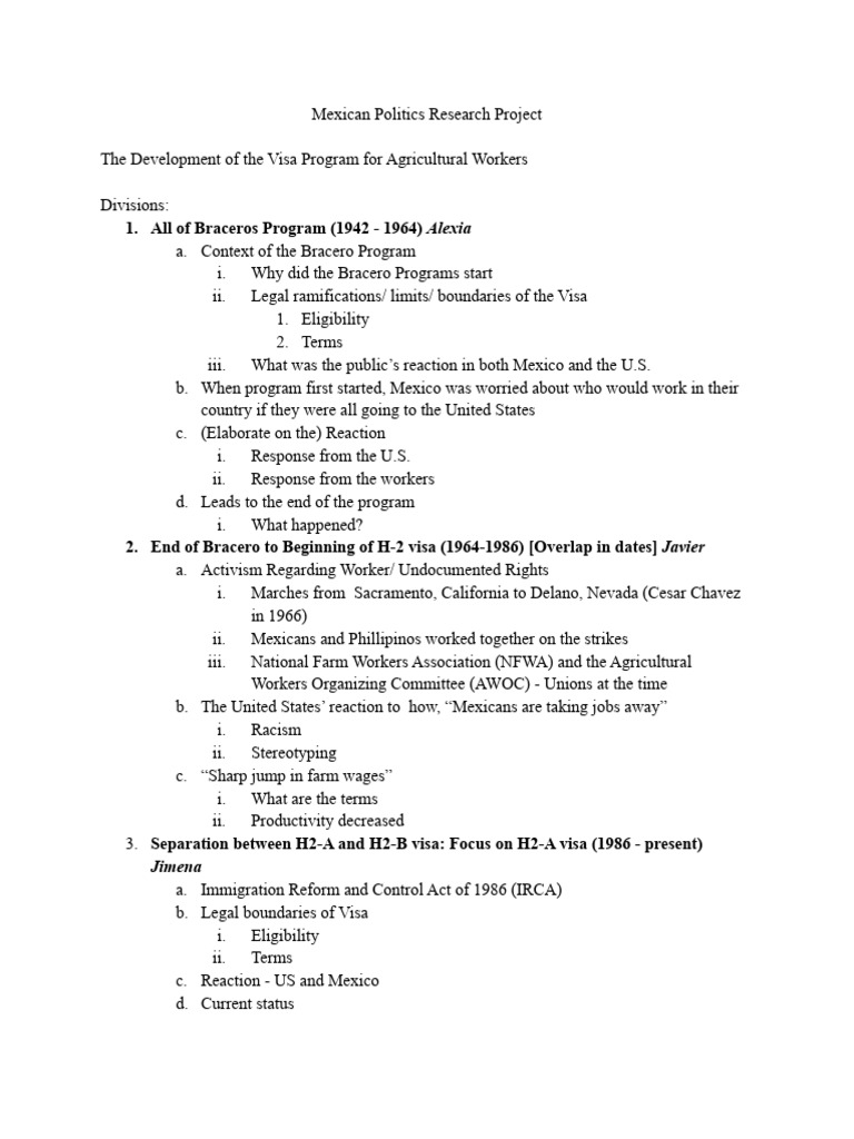 Mexican Politics Research Project | PDF