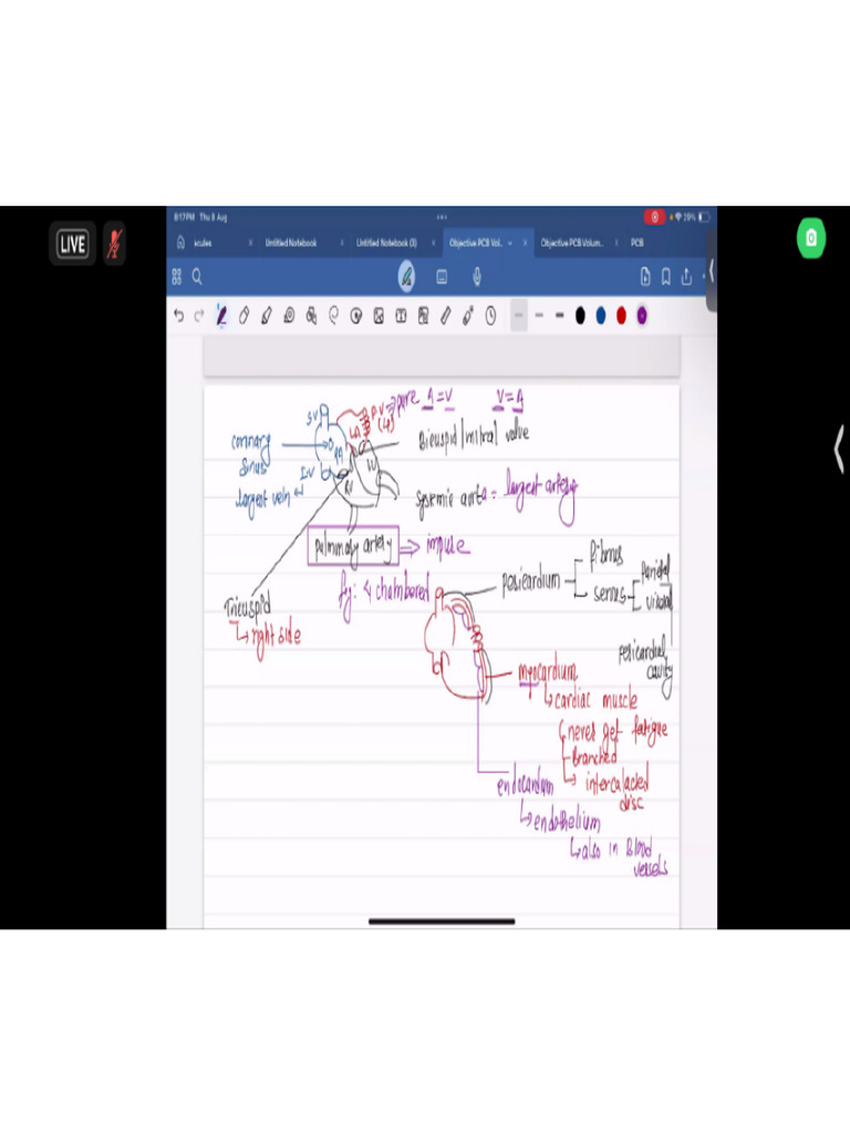 Circulatory System Lec 1 | PDF