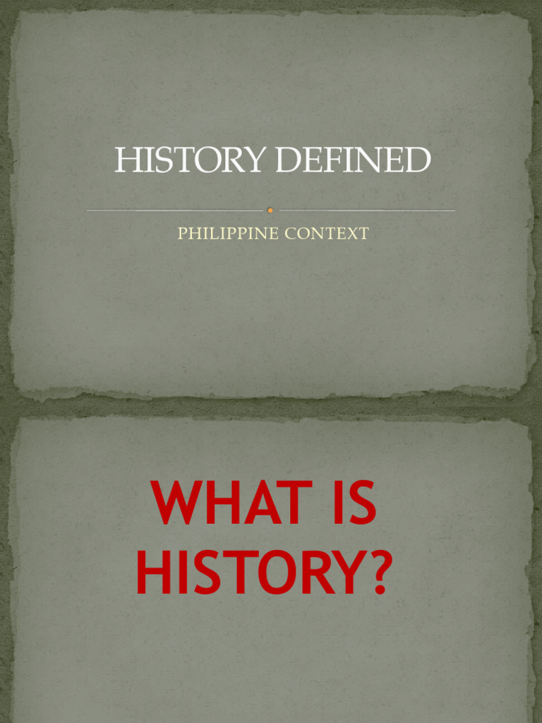 Importance of History in the Philippines | PDF