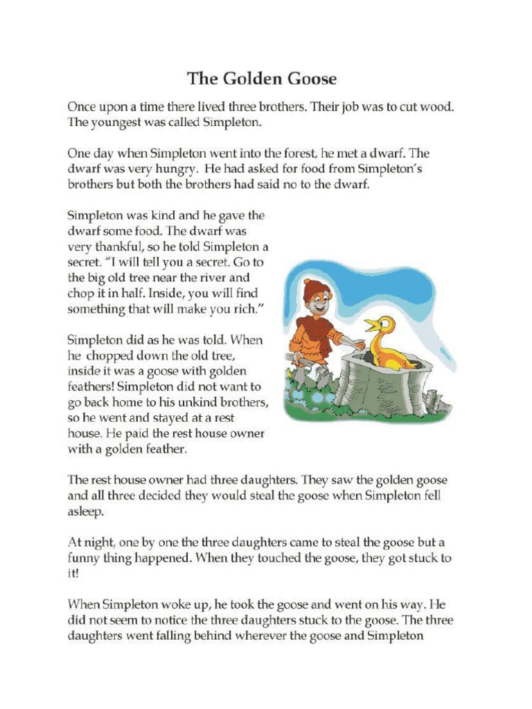 The Golden Goose Story | PDF