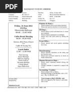 Beo Buffet Rsab 11 Nov | PDF | Cuisine | Cooking