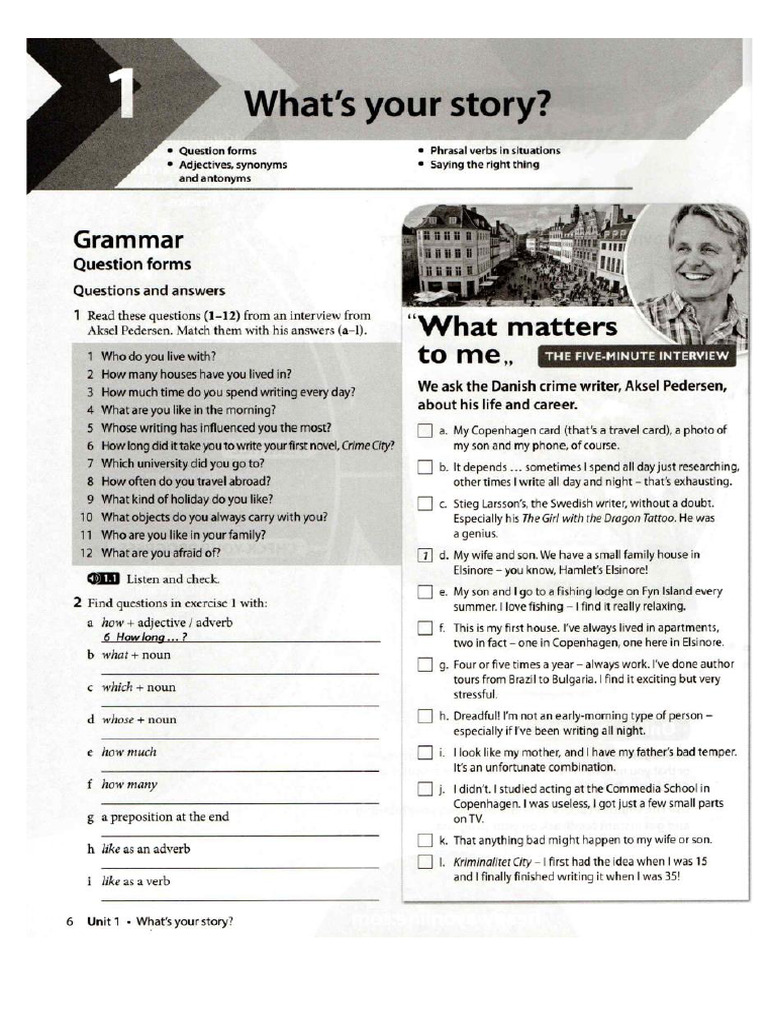 5 Unit 1 Exercises | PDF