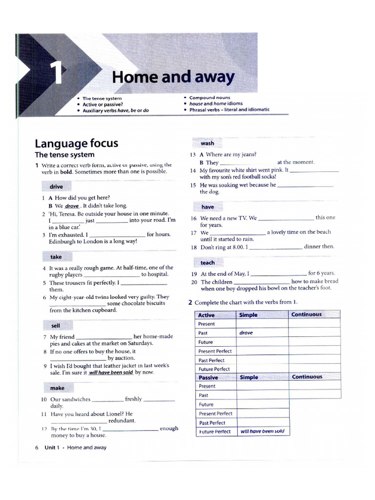 6 Unit 1 Exercises | PDF