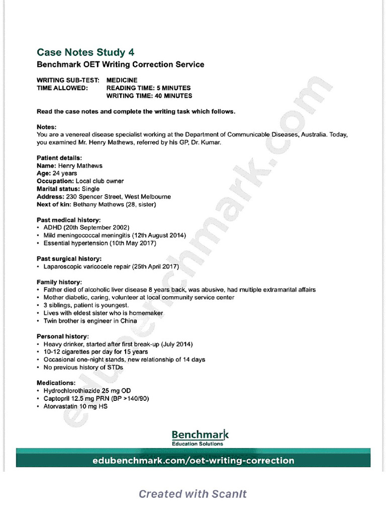 Henry Mathews Case Note | PDF