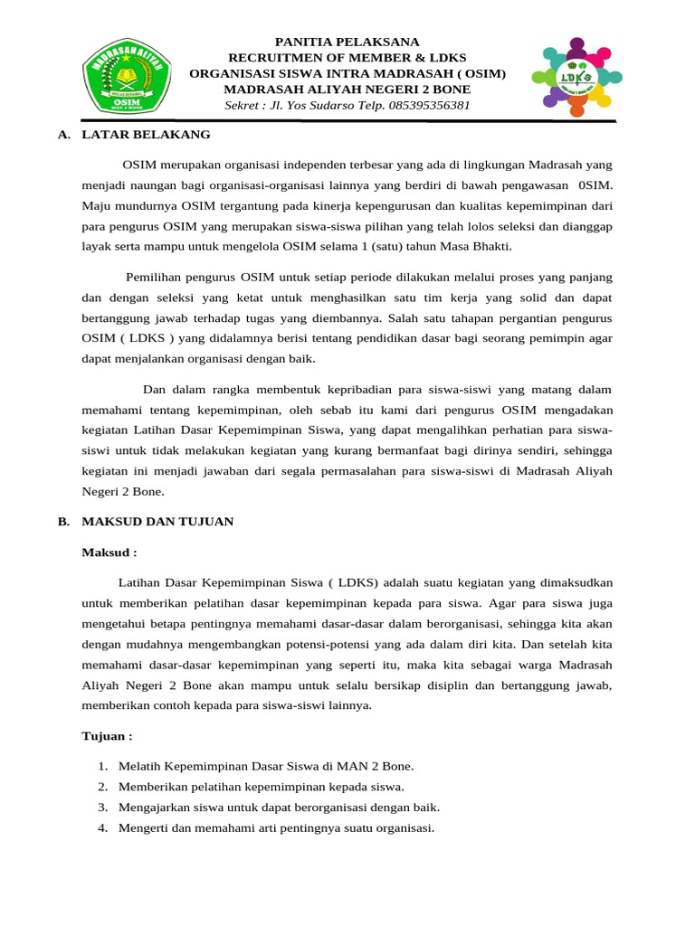 Proposal Ldks 2023 | PDF